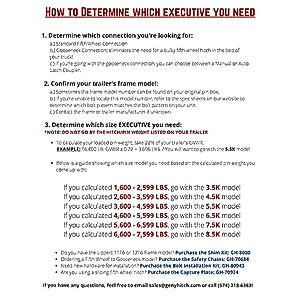 GEN-Y GH-8076AL Executive Torsion-Flex Auto Latch Rhino Fifth Wheel Pin Box Replacement with Gooseneck - 2 5/16" Coupler, 4.5K - 6.5K Pin Weight, 25K Towing Capacity - Check Fitment Chart