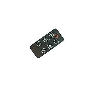 Remote Control for FEBO ZHS-30-B 384-15A-20-13E F18-I-008-018C F15-I-005-009 15IN-23-100 F15-I-005-031B LED 3D Flame Electric Infrared Fireplace Space Heater