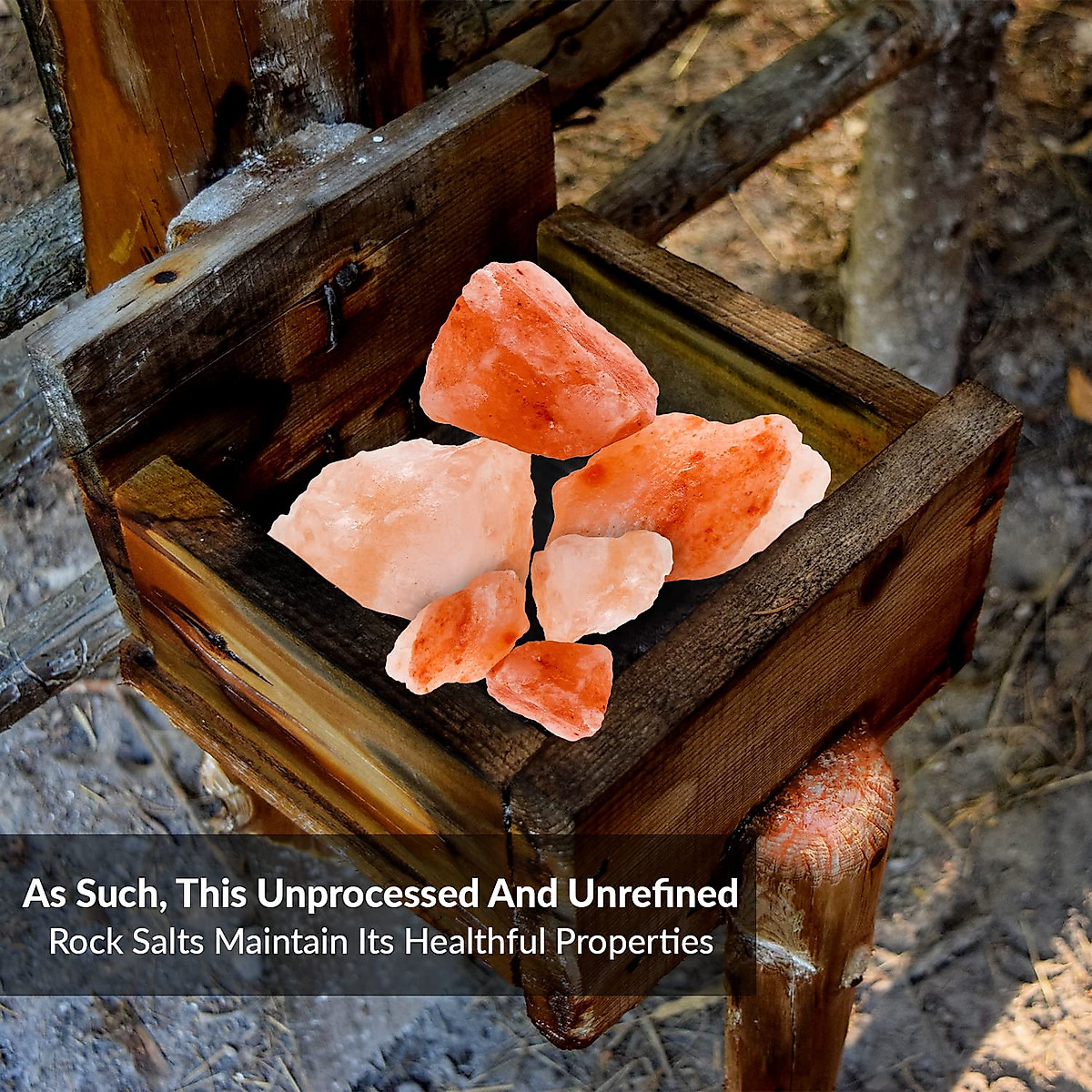 Himalayan Nature 100% Natural Solid Mineral Rock Salt - Salt Mineral Chunks animals