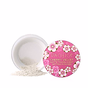 Pacifica Cherry Velvet Matte Setting Translucent Powder Women, White, 0.45 Oz