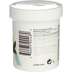 Almay Longwear and Waterproof Eye Makeup Remover Pads, 80 Count (Pack of 4)