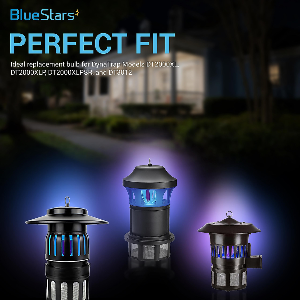 BlueStars 4-Pack Premium Quality 6-Watt 32050 4 Pin Base Replacement Bulbs for DynaTrap Indoor Trap Models DT2000XL, DT2000XLP, DT2000XLPSR, DT3012