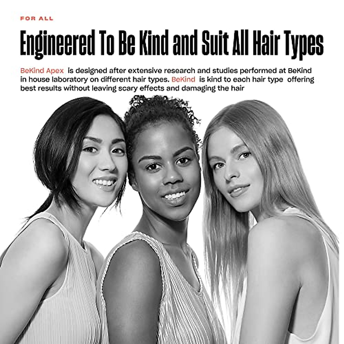 Bekind Apex 2-in-1 Hair Straightener Flat Iron, Straightener and Curler for All Hairstyles, 15s Fast Heating, Temperature Memory, Gift for Girls Women (Apex Peach)