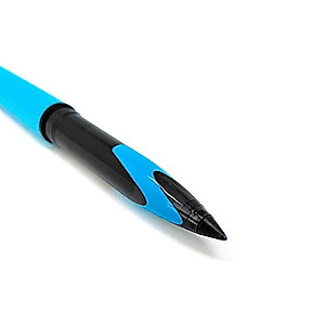 Uni-Ball AIR Micro - 0.5mm Fine Rollerball - Blue Ink - Light Blue Barrel - 6 Pack