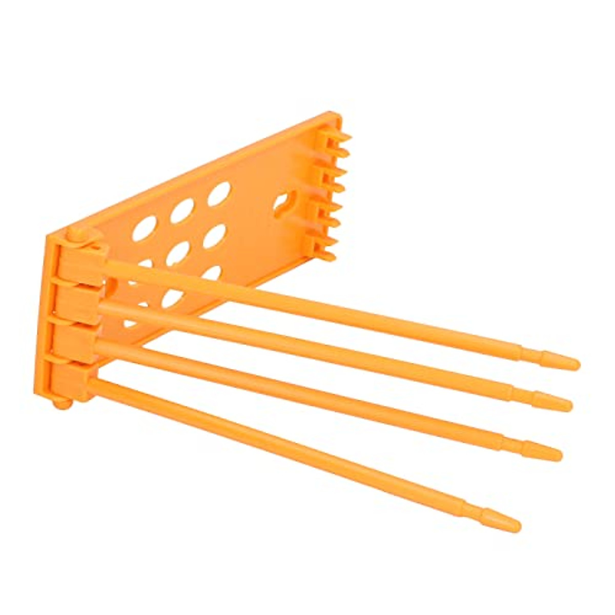 Pigeons Bands Rack Frame, Pigeons Leg Rings Holder 3Pcs Save Space 4 Column for Pigeons Farm Yellow