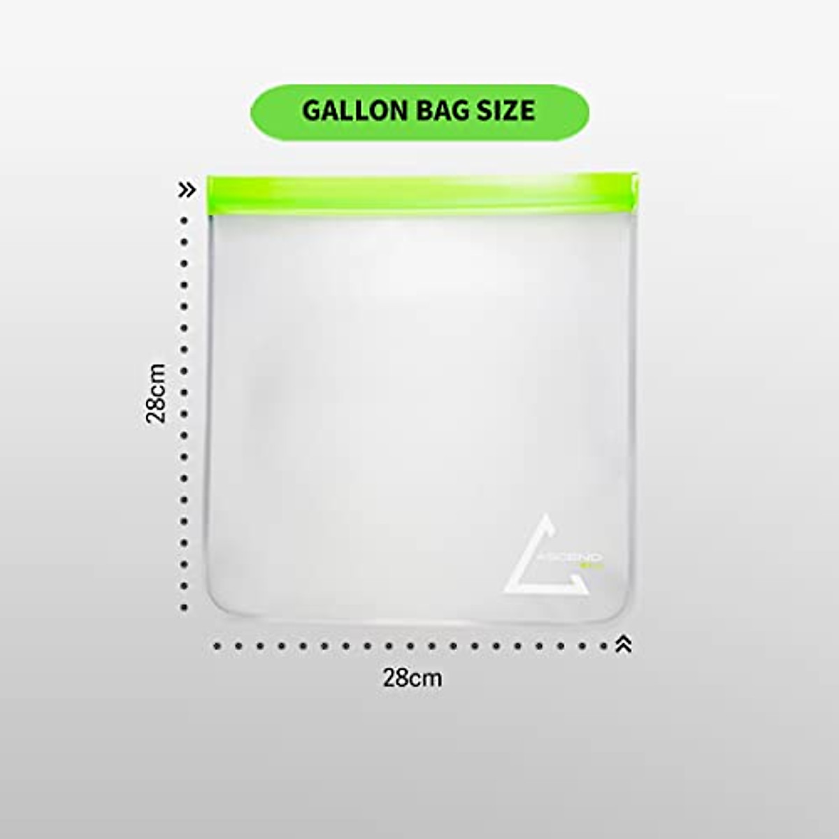 12 Pack Food Storage Bags - Durable & Reusable Food Storage Bags with Zipper Closure - BPA Free, & Leak Proof Zip Lock Bag for Sandwiches, Snacks, Gallons - Size 8.66" x 8.66" safe