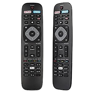 uniplay Replacement for Philips TV Controller 50PFL5604/F7 Remote Compatible with Philips LED LCD 4K UHD Smart TV 55PFL5602 43PFL4902 65PFL6902 43PFL5602 65PFL6601 75PFL6601 65PFL560 (NH500UP)