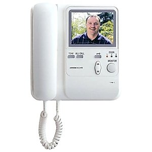 Aiphone KB-3HRD Audio/Video Sub-Master Station with Handset and Tilt Camera Control for KB Series Intercom System
