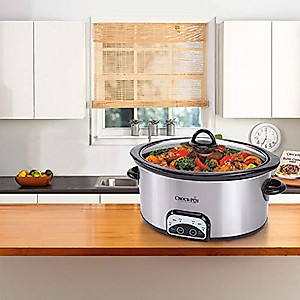 Crock-Pot 4-Quart Smart-Pot Programmable Slow Cooker, Silver