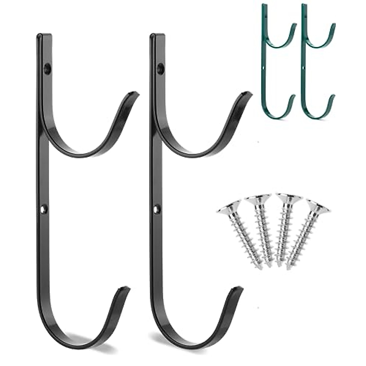 UNCO- Pool Pole Hanger, 2 Pack, Pool Hooks for Poles, Pool Equipment Hooks, Pool Pole Hooks, Hooks for Pool Supplies, Pool Hooks for Poles and Hose, Pool Hooks, Pole Hangers, Pools Accessories