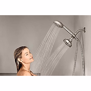 Moen 200C0SRN Hydro Energetix Combination Shower, Spot Resist Brushed Nickel