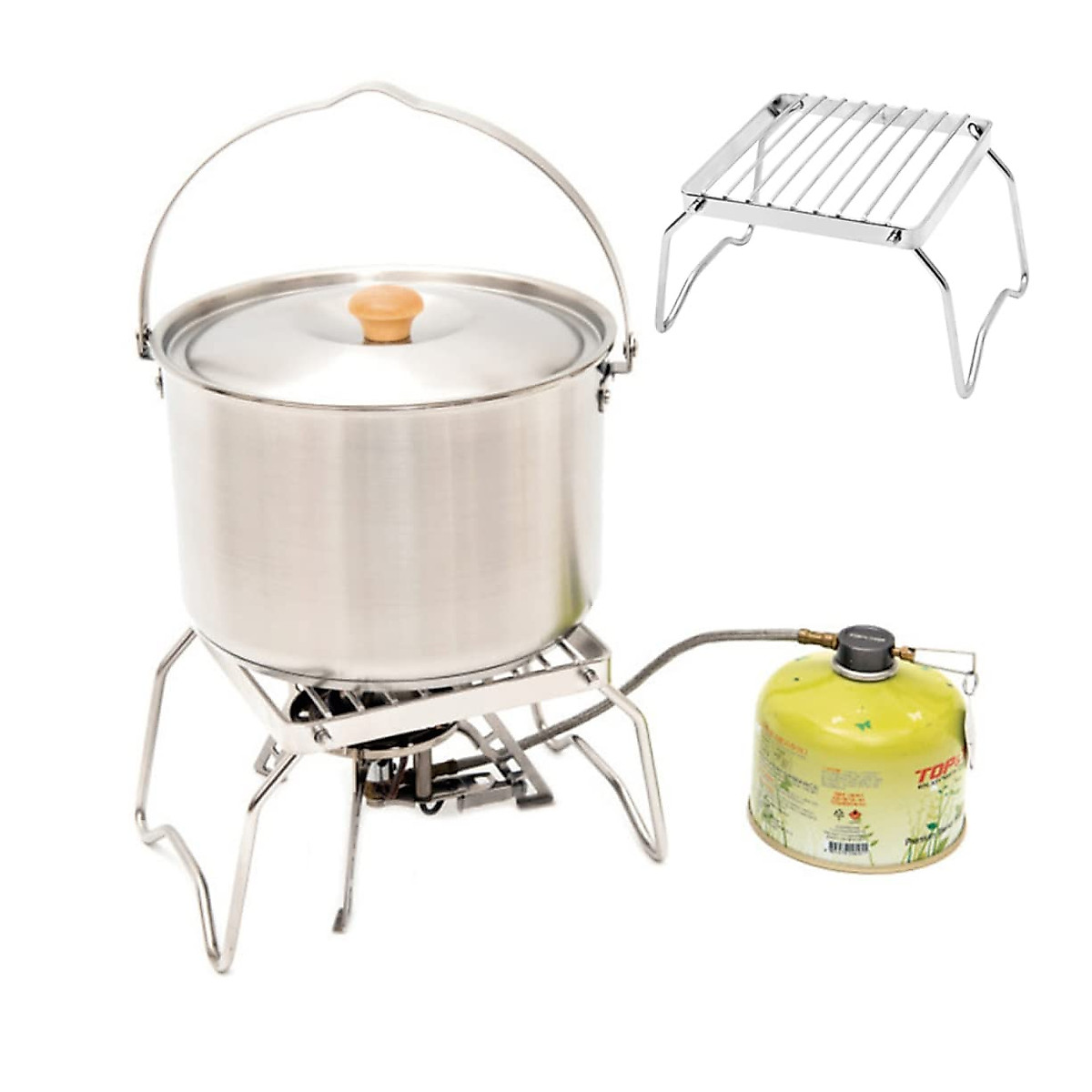 BESPORTBLE Grilling Accessories for Outdoor Grill Barbecue Charcoal Grills Outdoor Grill Accessories Portable Smoker Grill Grilling Basket Pan Backyard Cooking Grill Charcoal Bbq Pocket Metal