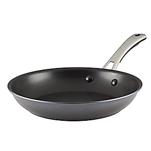 Rachael Ray Cook + Create Hard Anodized Nonstick Frying Pan/Skillet, 10 Inch - Black