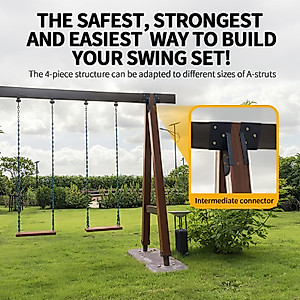 A-Frame Brackets Swing Set Bracket with Mounting Hardware