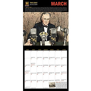 2021 History Channel This Day in History Wall Calendar: 365 Remarkable People, Extraordinary Events, and Fascinating Facts
