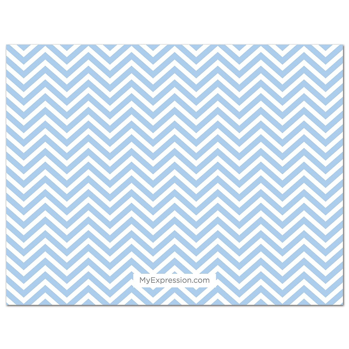 MyExpression.com 48 Cnt Blue Baby Feet Footprint Advice Cards