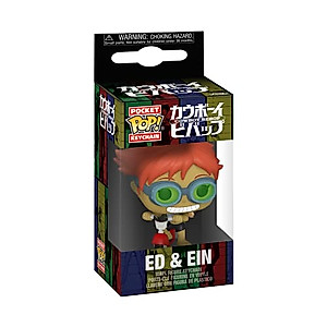 Funko Pop! Keychain: Cowboy Bebop - Edward on Scooter with EIN