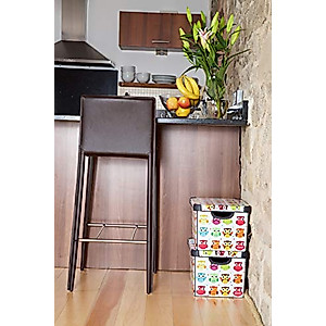 Curver Stockholm Owls Deco Storage Box Multi Colour, 22 Litre