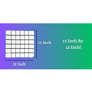 Cotton Terry Kitchen Dish Cloths | Set of 10 | 12 x 12 Inches | Super Soft and Absorbent |100% Cotton Dish Rags | Perfect for Household and Commercial Uses | Black