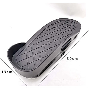 Generic Rowing Machine Foot Pedal Replacement, Grey, PP Material, 30cm x 13cm, LCD Display