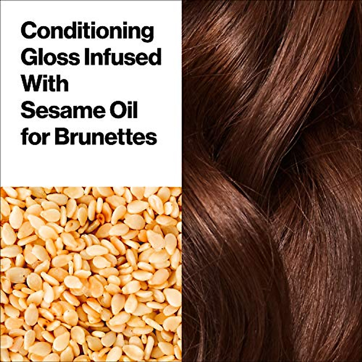 Revlon Total Color Permanent Hair Color, Clean and Vegan, 100% Gray Coverage Hair Dye, 53 Medium Golden Brown