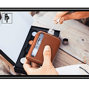 Ragproper Glass Flask Accessory Kit - Cleaning Set with Cleaning Brush, Silicone & Cork Lid Liners, Stainless Steel & Plastic Lids & Smooth Pour Funnels (Double Shot, 240mL)