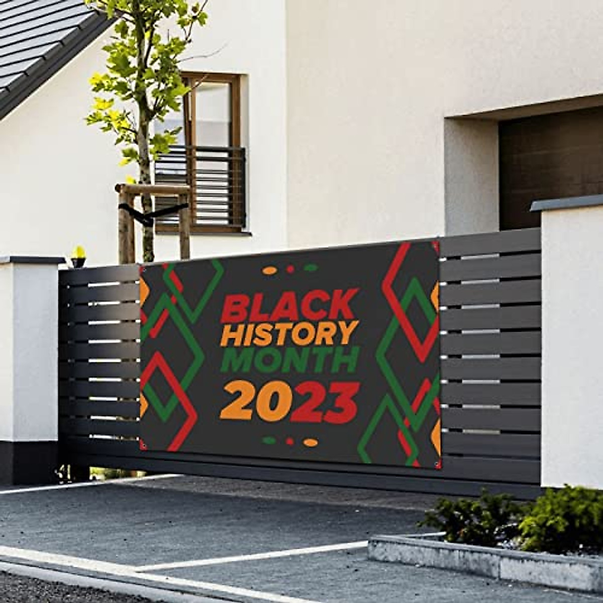Black History Month 2023 Banner Yard Outdoor Party Congratulations Welcome Home Banners Photography Background Decoration