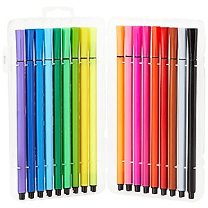 EasyNote Washable Fibre Pens (Pack of 18)