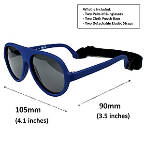 BIB-ON Top Flyer - A105mm (Navy and Black w/straps)