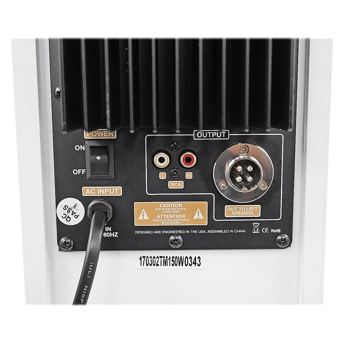 Rockville TM150W Powered Home Theater Tower Speaker System, White, 1000W, 10" Subwoofers, Bluetooth, USB/SD Playback, FM Radio, Remote Control, Karaoke Ready, Perfect for Home Entertainment