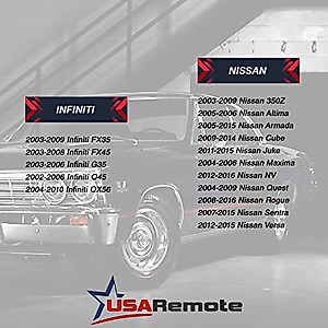 fits 2013 2014 2015 Sentra Key Fob Keyless Entry Remote (CWTWB1U751)