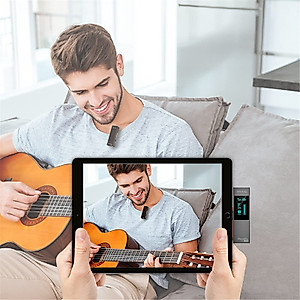 7RYMS RimoMic Lite LN Mini Wireless Microphone, Lavalier Microphone for iPhone Vlogging, Phone Gimbal Video Recording, Phone Interview- Compatible with iPhone 13 12 11 X XS 8 7 6 pro/max/Mini