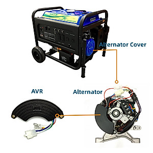 AVR Automatic Voltage Regulator For Predator Powermate Champion Generac Centurion WEN Firman 9000W 8750W 8000W 7500W 7250W 7000W 6500W 6000W 5700W 5500W 5000W 5KW Gas Generator Regulador de Voltaje