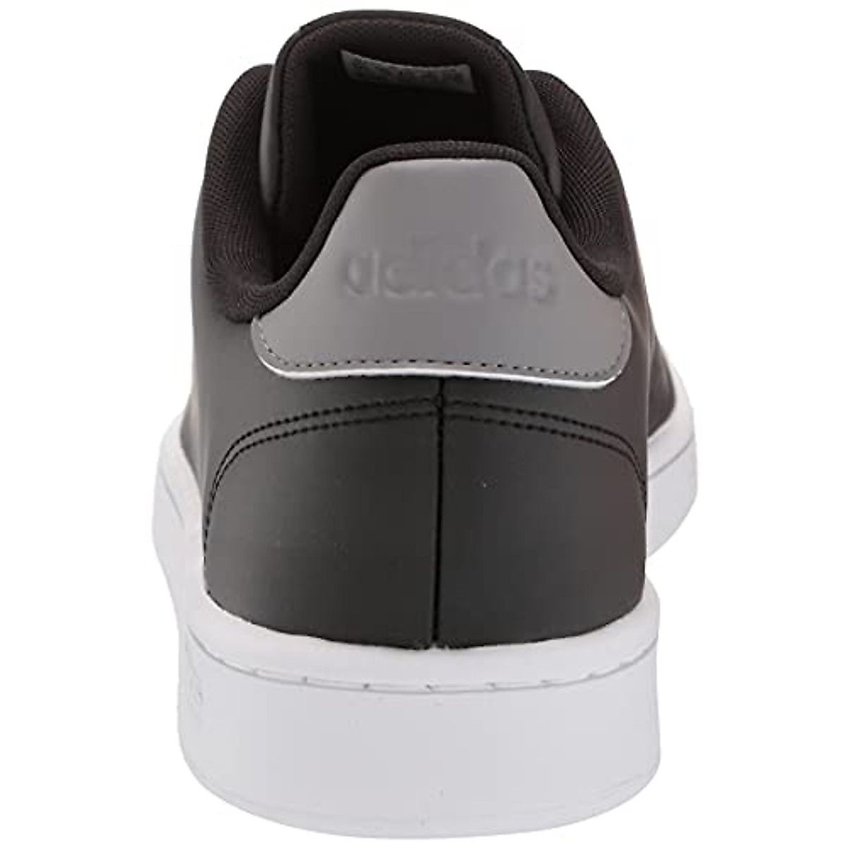 adidas Men's Advantage Racquetball Shoe, Black/Black/Grey, 10