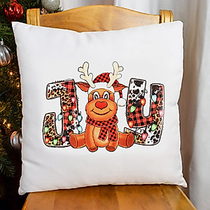 9pcs Merry Christmas Iron on Patches - Large Heat Transfer Stickers, Cute Tree Elk Santa Claus Pattern Decals for T Shirts, Hoodies, Bags