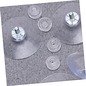 Holibanna 10pcs Seamless Hooks Mushroom Key Hook Heavy Duty Suction Cups Splinter Decorating Self- Hooks Punch- Hooks Bedroom Supahbadd Wall Hook Hanger Wall Mount No Punching