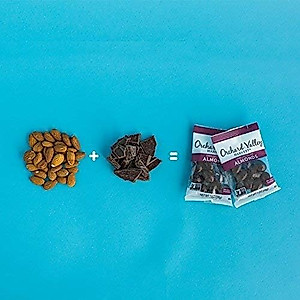 Orchard Valley Harvest Dark Chocolate Almonds, 1 Ounce Bags (Pack of 15), Gluten Free, Non-GMO, No Artificial Ingredients