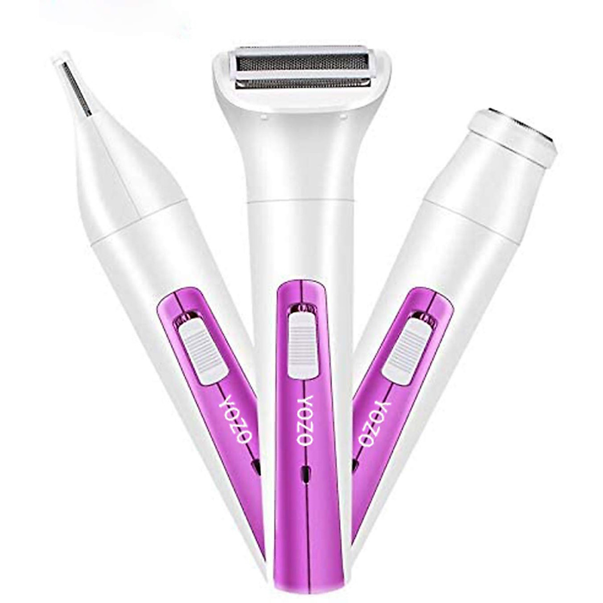 Electric Razor for Women, Nivlan Painless 2 in 1 Wet & Dry Lady Shaver for Women, Portable Waterproof Bikini Trimmer Body Hair Removal for Legs, Underarms, Armpit, Face (Rose Gold)