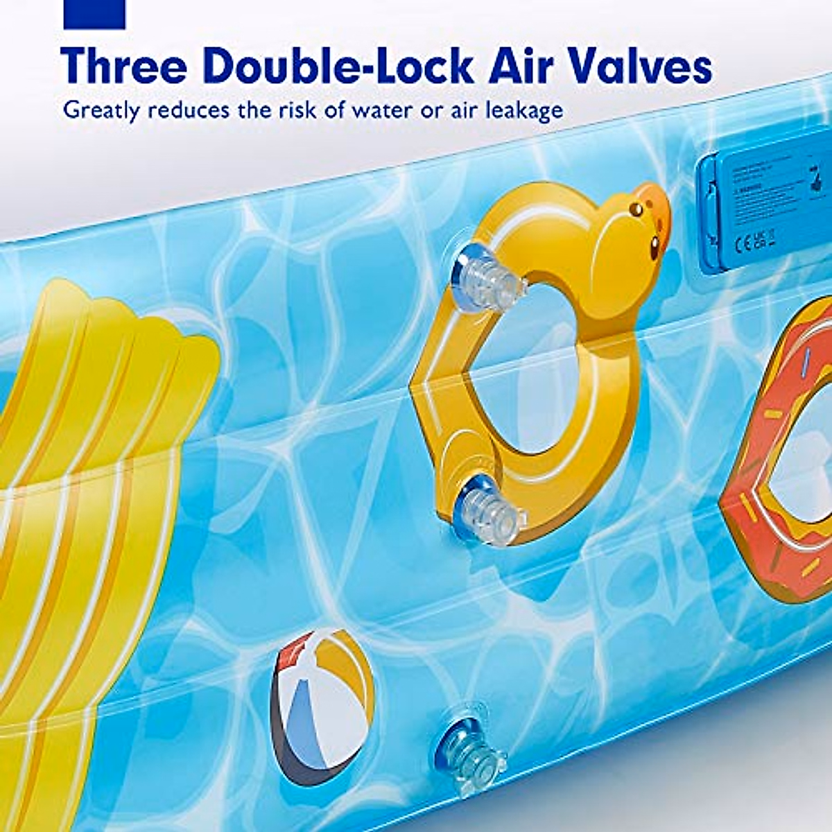 Inflatable Above Ground Pool for Adults - Blow up Kids Pools for Backyard, Inflatable Pool Above Ground Pool 118" x 72" x 22" Thickened Family Pool Kiddie Self Swimming Pool Blow up Pool for Ages 3+