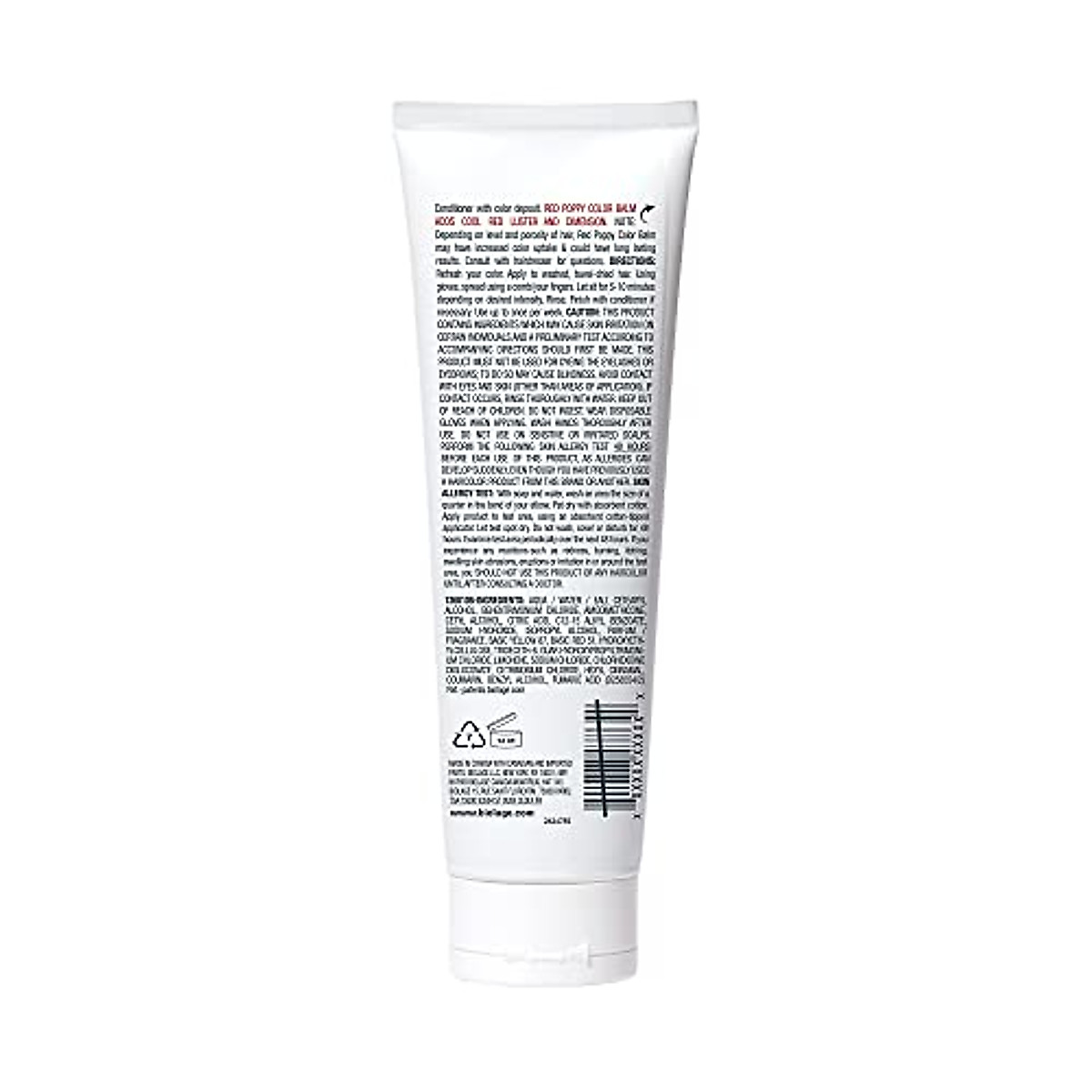 Biolage Color Balm | Semi-Permanent Color Depositing Conditioner | For Vibrant, Hydrated Hair | Red Poppy | Vegan | 8.5 fl. oz. | 8.454 Fl. Oz