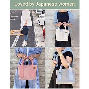 2023 New Women Large Capacity Multi-pocket Handbag, Multi-compartment Canvas Crossbody Shoulder Tote Bag For Travel Work.