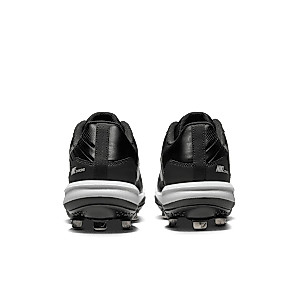 Nike Alpha Huarache Varsity 4 Low Metal Baseball Cleats Black | Gray Size 11.5 Medium