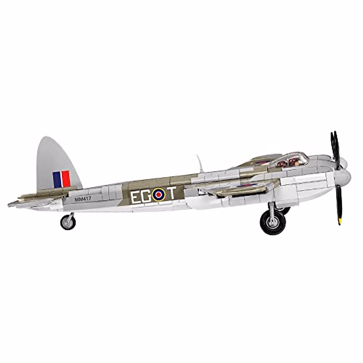 COBI Historical Collection WWII De Havilland DH.98 Mosquito Plane, Wood