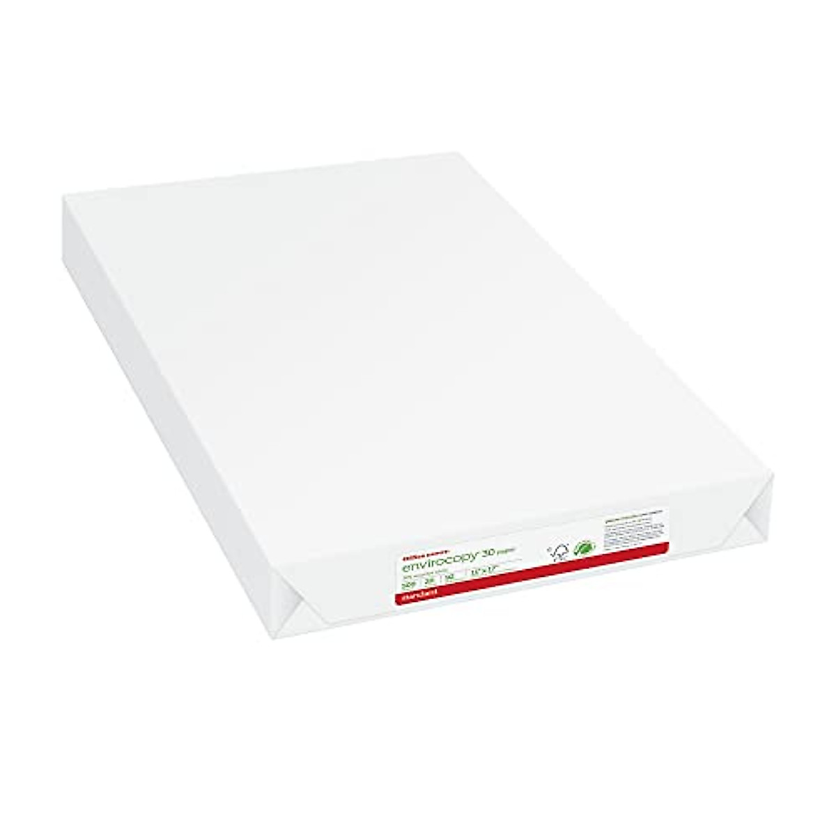 Office Depot® Brand EnviroCopy® Copy Paper, Ledger Size (11" x 17"), 20 Lb, 30% Recycled, FSC® Certified, White, Ream Of