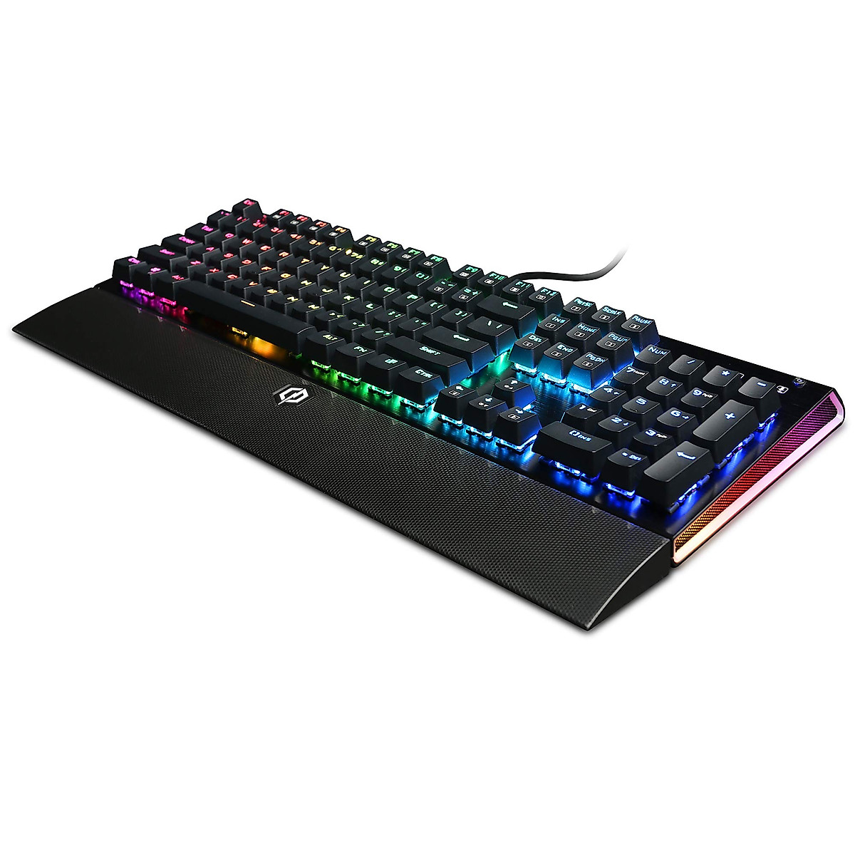 CyberpowerPC Skorpion K2 CPSK305 RGB Mechanical Gaming Keyboard with Kontact ™ Brown (Tactlile) Mechanical Switches,Black