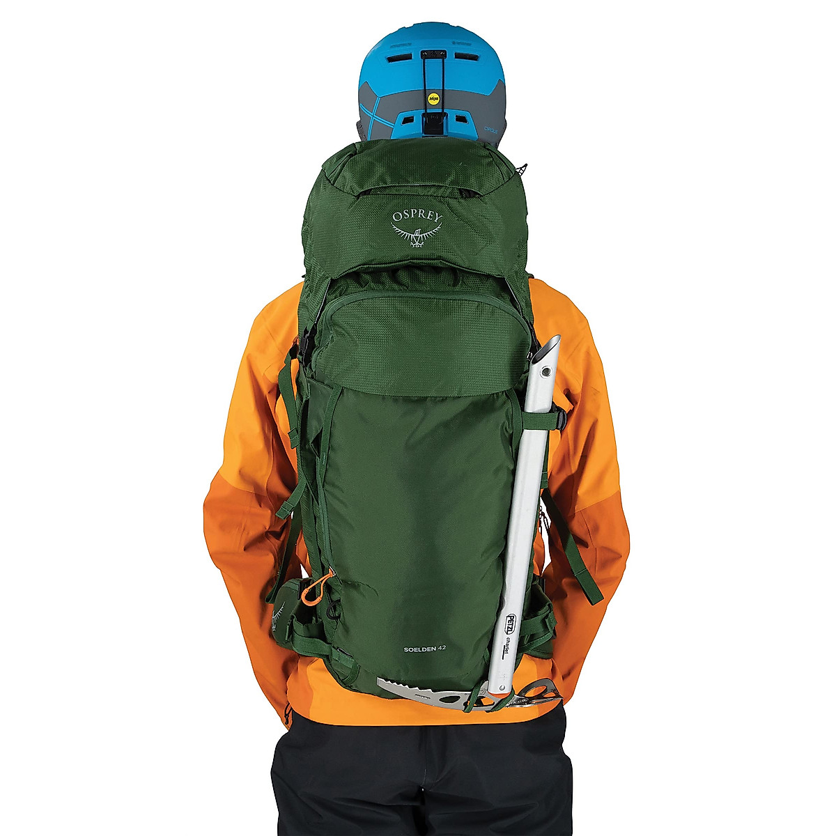 Osprey Soelden 42 Men's Backcountry Ski and Snowboard Backpack, Dustmoss Green