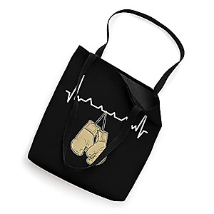 Boxing Gloves Heartbeat Sport Fighting Boxer Tote Bag