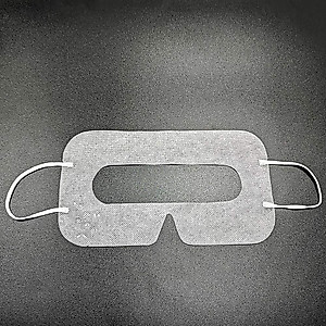 YinQin Disposable VR Mask 50PCS VR Headset Cover Mask Sanitary VR Eye Cover Mask VR Eye Mask Cover Universal Mask for VR, White