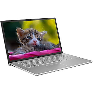 ASUS 2022 Vivobook 17.3" HD+ Laptop, Intel 10th Generation Core i5 1035G1, 12GB RAM, 1TB HDD, Intel HD Graphics, Chiclet Keyboard, HD Webcam, HDMI, Windows 11, Silver, 32GB USB Card