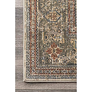 NuLOOM Carol Traditional Medallion Area Rug, 9' x 12', Beige